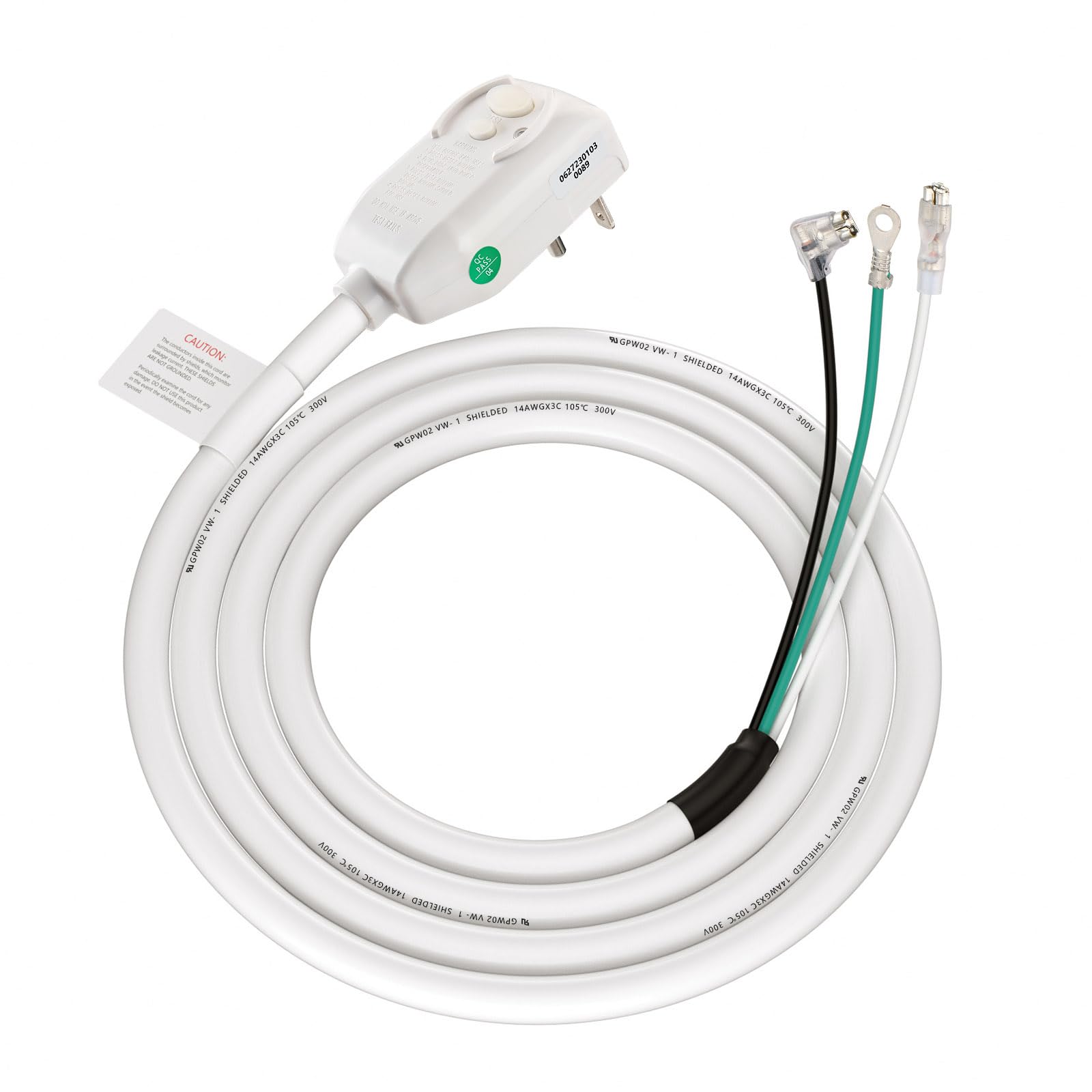 LCDI Power Cord Plug AC240V 15Amp 3600W 60Hz Air Conditioning Extensio ...